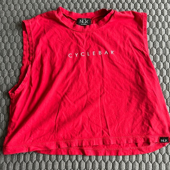 NUX | Tops | Nux Cyclebar Crop Tank Red | Poshmark